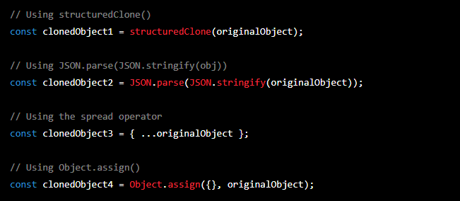 Efficiently Cloning Objects in JavaScript | by Felipe Gomes | Mar, 2023 ...