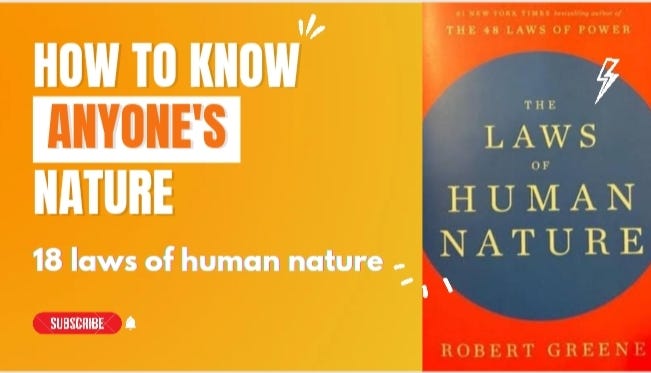 How to know anyone’s nature | 18 life changing laws | Law of human ...