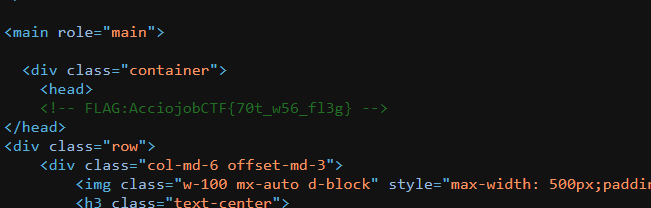 ACCIOJOB CTF WRITEUP 2025. 1. Hidden in HTML | by SAI PUNEETH SOPPA | Medium
