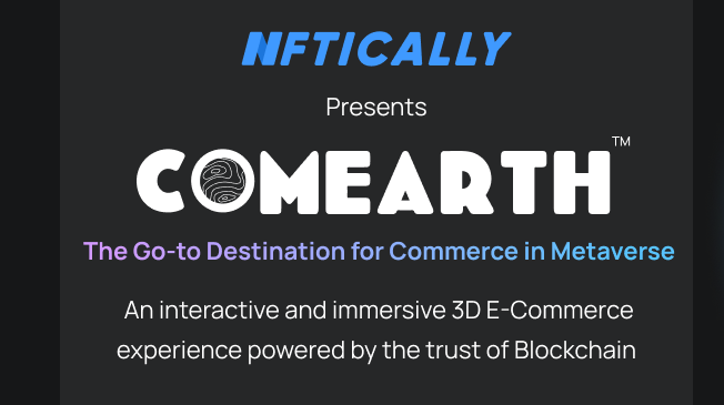Comearth. COMEARTH aims to create a dynamic and… | by Mark46 | Medium