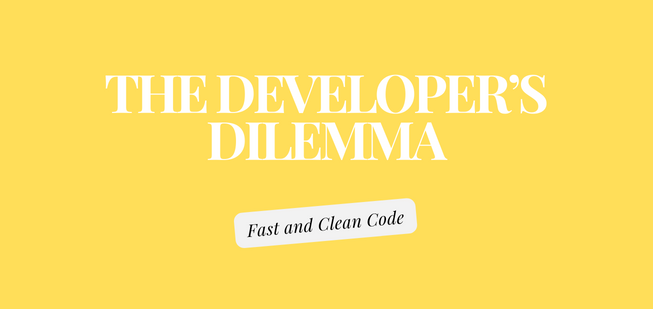 The Developer’s Dilemma: Fast and Clean Code | by Shubham Pandey | Medium