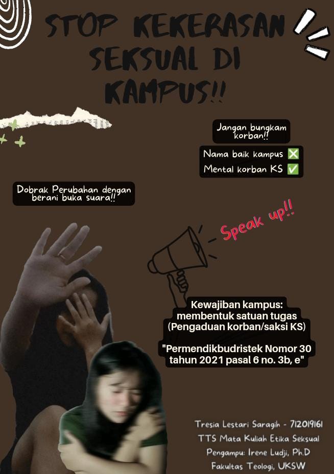 STOP KEKERASAN SEKSUAL DI PERGURUAN TINGGI | by TRESIA LESTARI SARAGIH | Medium