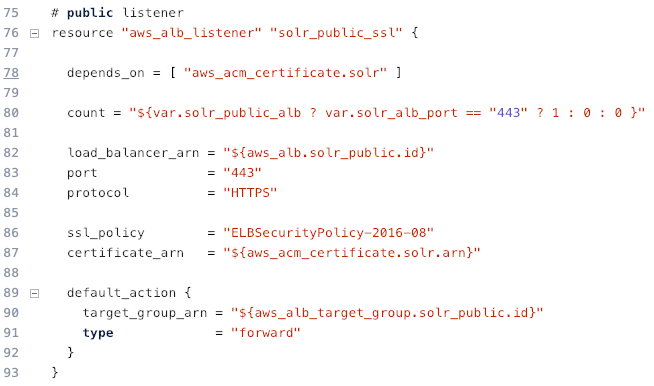 Terraform: Configure aws_alb_listener based on configured port | by Denis Immoos | Medium