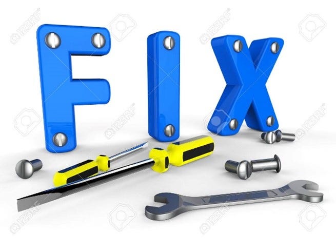 IF IT’S BROKEN, DO YOU FIX IT ?. Firstly, this process is predicated ...