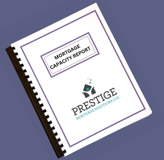 Mortgage Raising Capacity Report. If you have been told by your ...