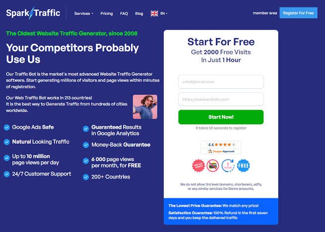 Ignite Your Website S Success With Spark Traffic The Ultimate Traffic Generation Solution By