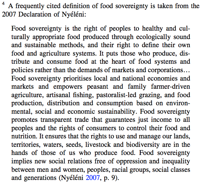 ‘Rescaling’ alternative food systems: from food security to food ...