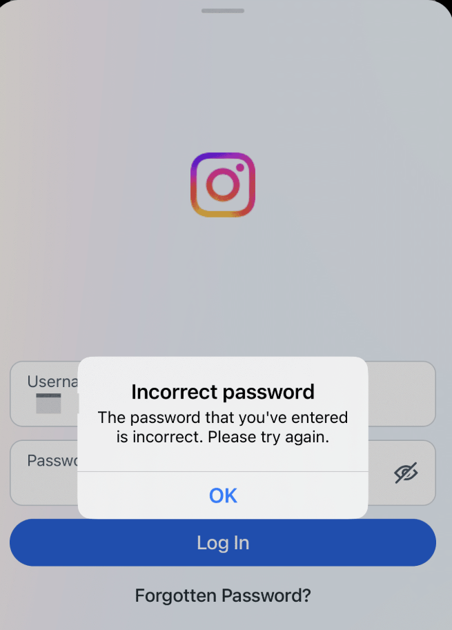 The Tech Behind Instagram’s Instant ‘Incorrect Password’ Message | by ...
