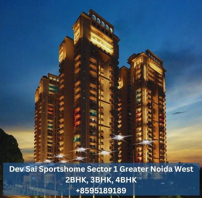 4Dev Sai Sports Home Sector 1 Greater Noida West - Invest Mango Noida ...