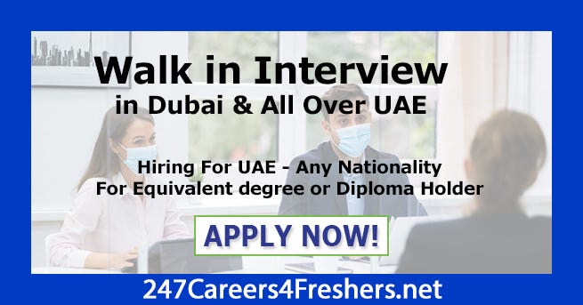 What is the best way to prepare for a Dubai walk-in interview? | by Adeel Mannan | Medium