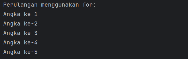 Pemahaman dan Implementasi Struktur Perulangan di Java (For, While, Do While) | by Shanti ...