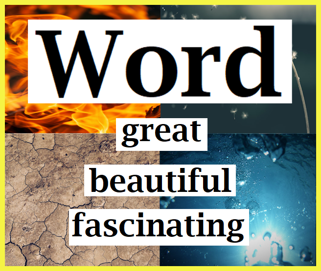 Word is great, beautiful, and oh so fascinating | by Beat Schindler ...