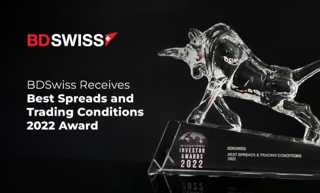 BDSwiss Receives Best Spreads and Trading Conditions 2022 Award by ...