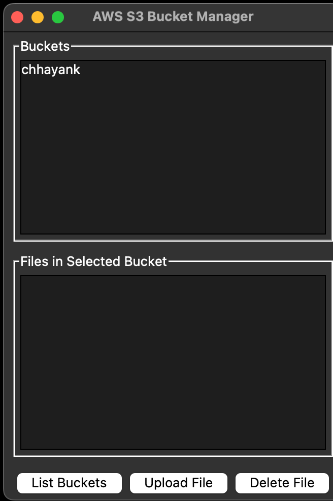 Amazon S3 Gui Through Tkinter Building A Simple File Manager By Chhayank Shekhar Srivastava