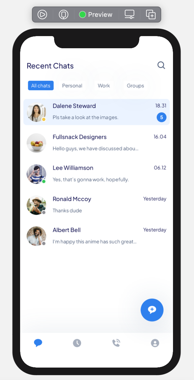 【iOS】#24 使用四種不同方式製作Messaging App畫面 | by Leo Kuo | 彼得潘的 Swift iOS / Flutter App 開發教室 | Medium