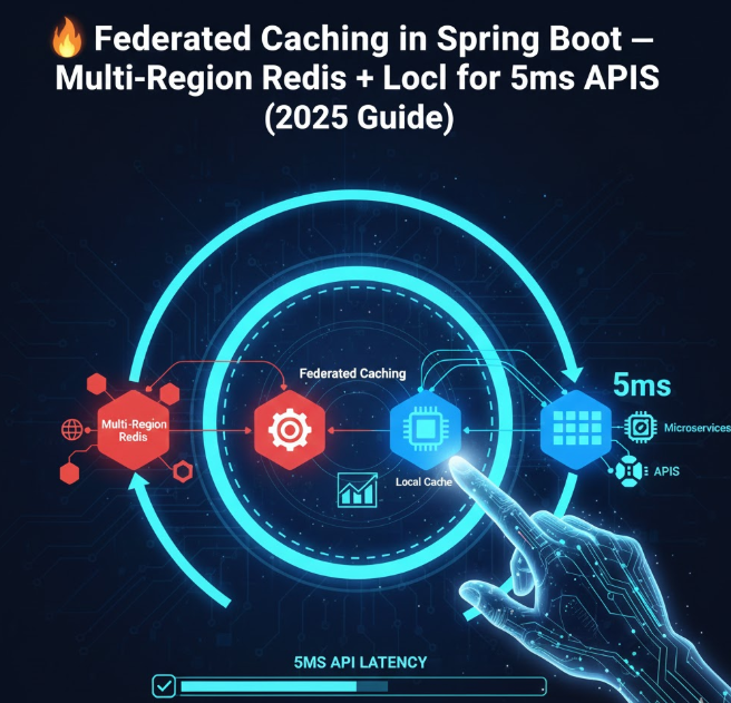 ⚡ Federated Caching in Spring Boot — Multi-Region Redis + Local Cache for 5ms APIs (2025 Guide ...