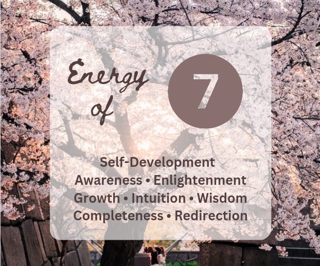Energy of Number 7. Endings and shifts | by Shereese N. | Astro Pagan