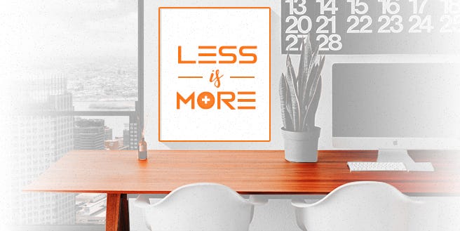 Less is more, Quality over Quantity | by Arnel Lardi | Medium