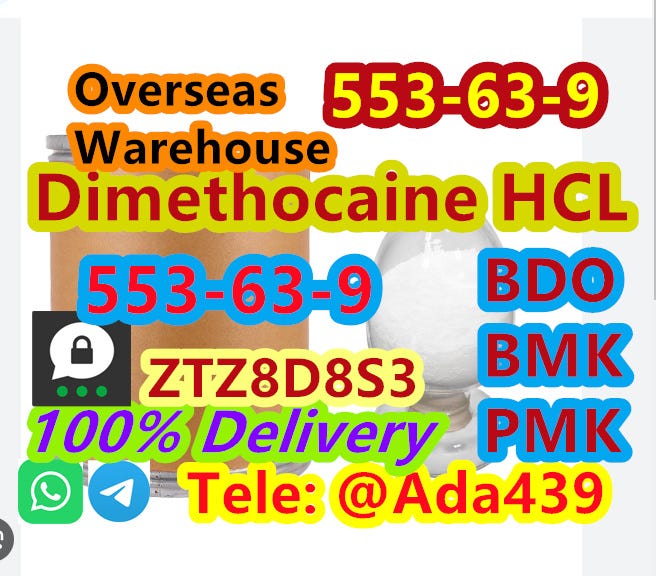 China factory CAS 553–63–9 Dimethocaine HCL WhatsApp+8613297917395 | by ...