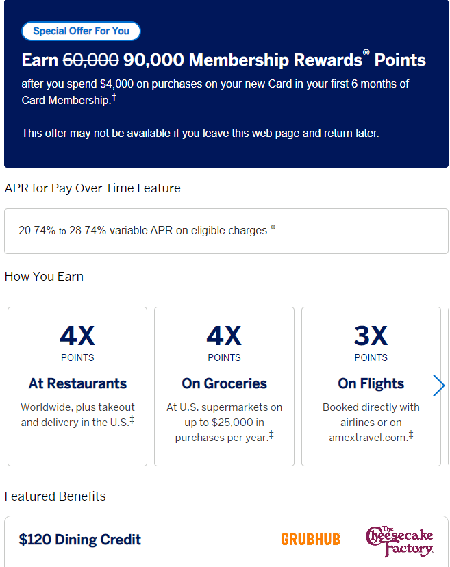 How to score a whopping 90,000 welcome bonus points with Amex Gold Card ...