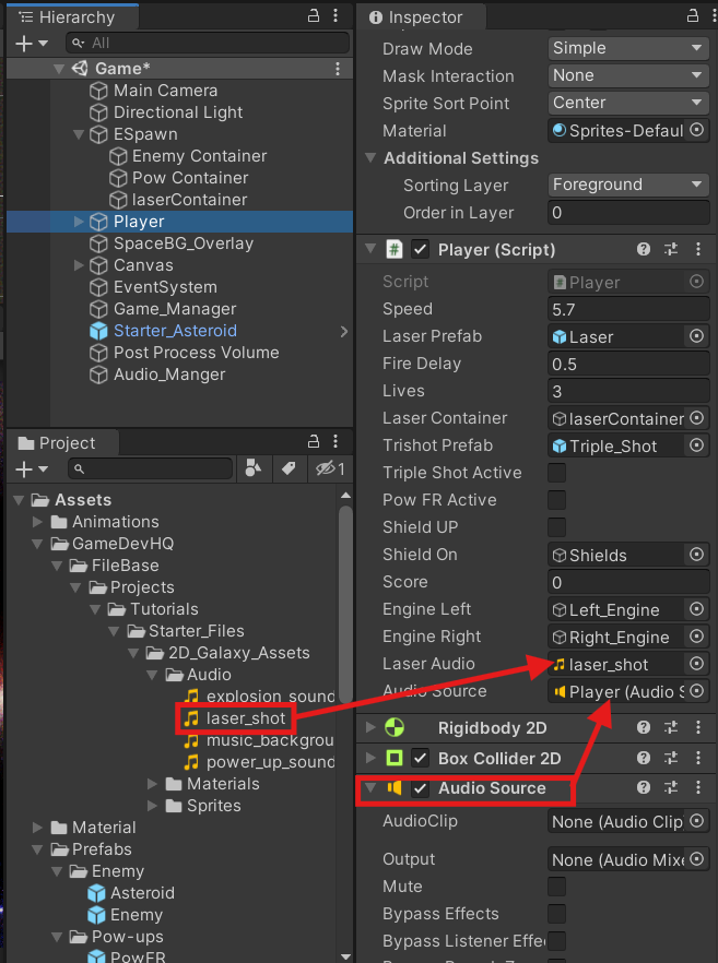 “Pew Pew” (How to play sound effects in Unity) | by Jonah | Oct, 2024 | Medium