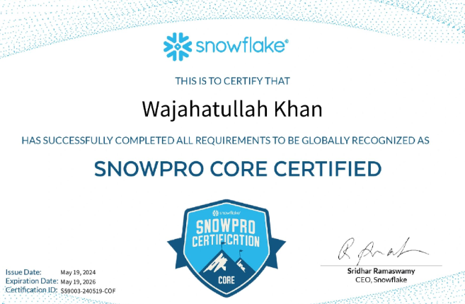 How I Passed the Snowflake SnowPro Core Certification in Just 3 Days | by Wajahatullah Khan | Medium
