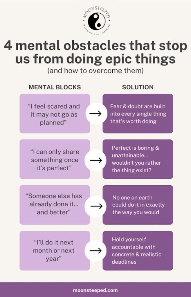 4 mental blocks that keep us from doing epic things (and how to ...