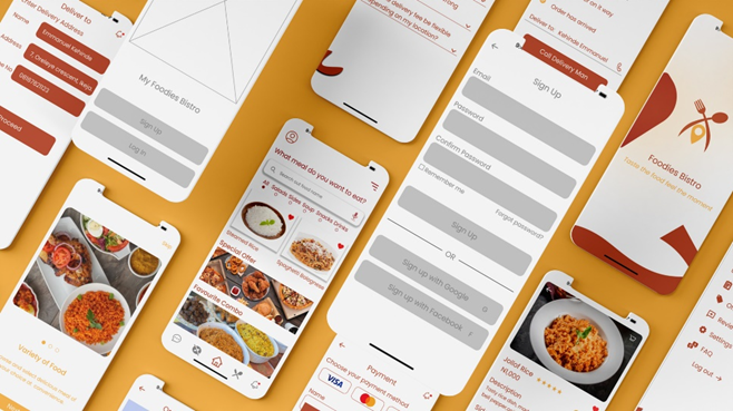 UI/UX CASE STUDY: DESIGNING A FOOD DELIVERY APPLICATION- FOODIES BISTRO ...