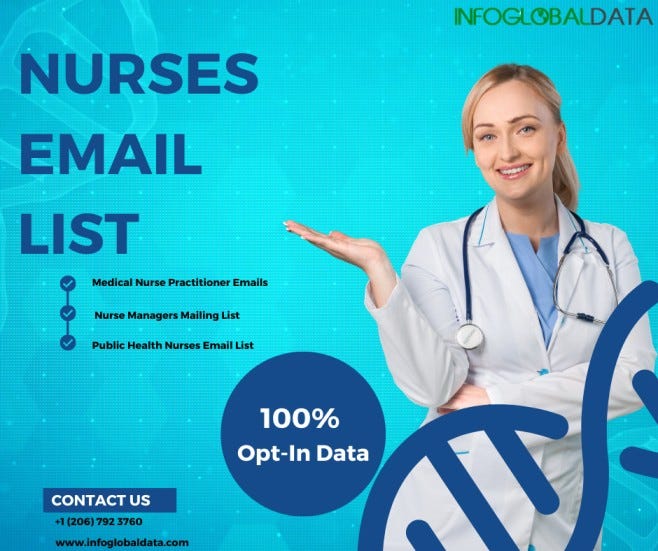 Nurses Email List | 100% CAN-SPAM Privacy Compliant | by InfoGlobalData | Medium
