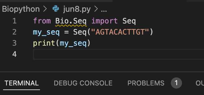 Biopython- installation of Biopython package in MacOS | by ...