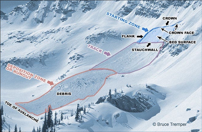 Anatomy of an Avalanche. As the snow season wears on, avalanches… | by ...
