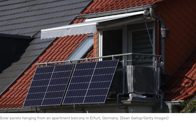 Balcony Solar in Germany. Canary Media: “How Germany outfitted… | by S ...