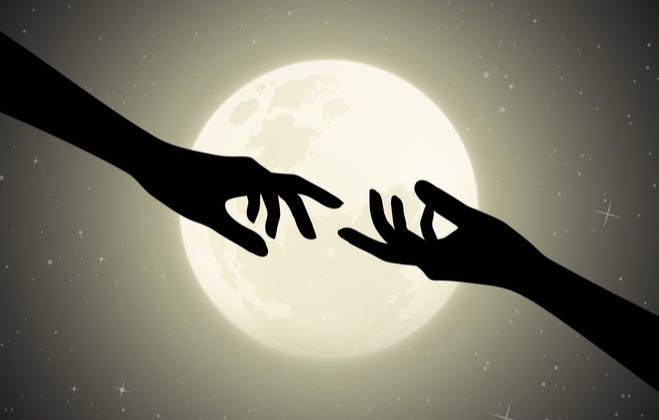 Hand by Hand. You’re like the moon | by Drew Patty | Genius in a Bottle ...