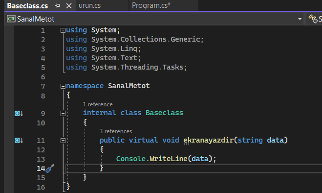 Sanal Metot (Virtual Methods) - Halil Kurel - Medium