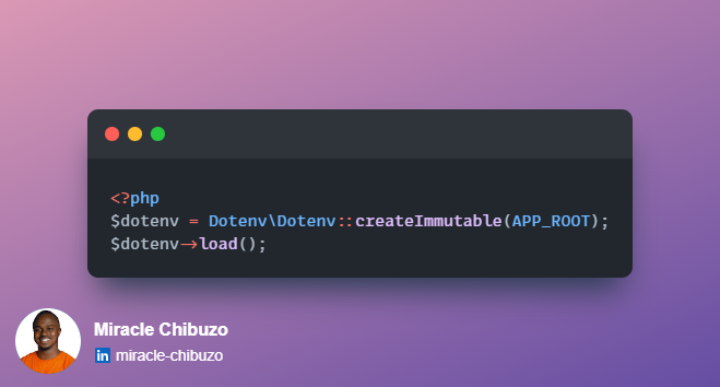 Simple MVC Framework with PHP — .env | by Chibuzo Miracle | Medium