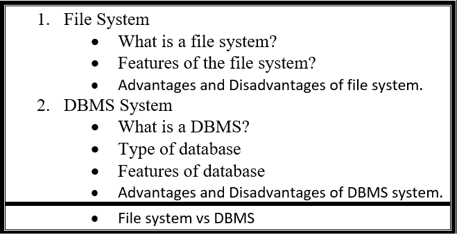 File System vs DBMS. Contents | by Lahiru Lakmina | Medium