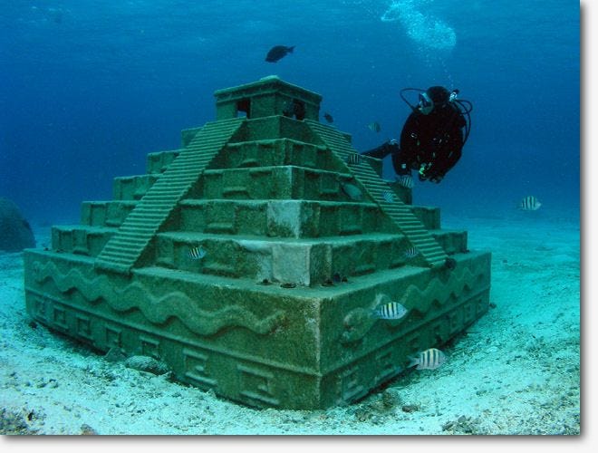 Cuban Pyramids Underwater