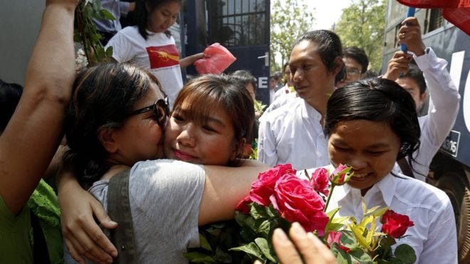 Myanmar court frees dozens of student activists | by Biodun Iginla | Medium
