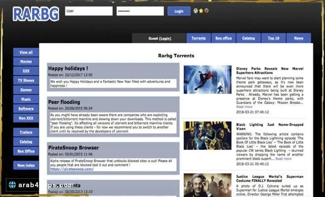 أفضل 4 بدائل لـ RARBG يمكنك الإعتماد عليها | by Arab4apps | Medium