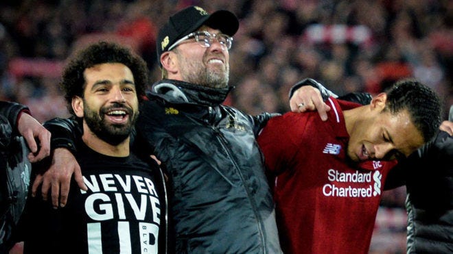 The Fab Four. Vantagem de 3 gols contra o Liverpool… | by Gabriele ...
