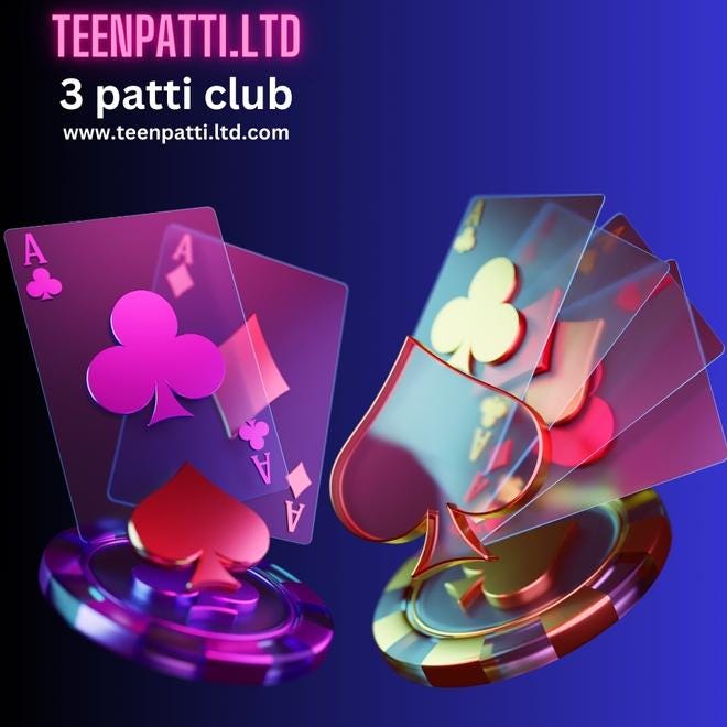 Experience the Ultimate Thrill with 3 Patti Club: Your Gateway to Exciting Live Card Gaming | by ...