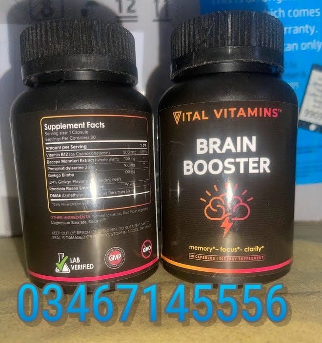 Brain Booster in Faisalabad. Product Description Brain Booster Price ...