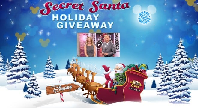Wheel Of Fortune Secret Santa Holiday Giveaway — Win Vacations | by ...