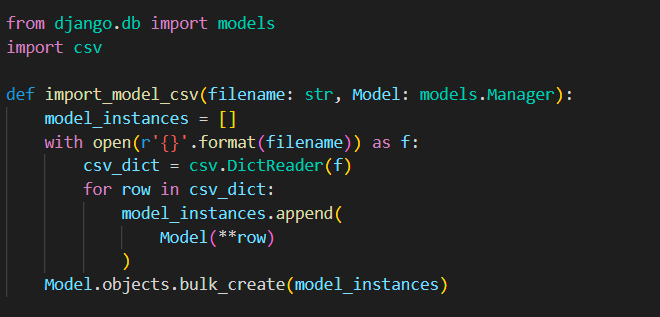 A generic CSV importer for any Django model, part 1 | by Alex Kirkup | Apr, 2023 | Medium