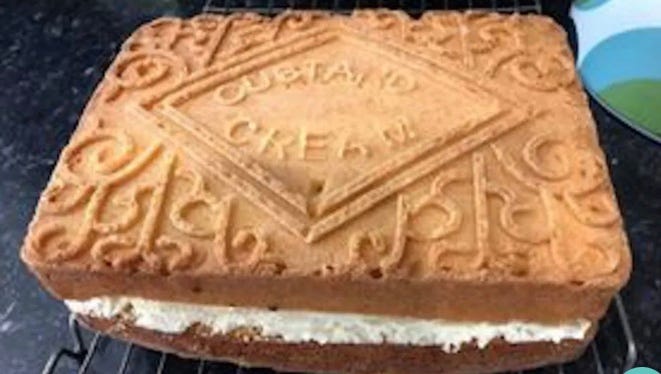 How to make a Giant Custard Cream Cake. | by MoldyFun.com | Jan, 2023 ...