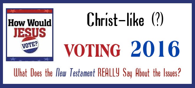 How Would Jesus Vote? | by D.L. Kirkwood | Medium