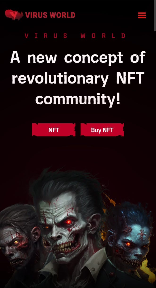 NFT Virus World : A New Concept Of Evolutionary NFT | by Lordseptian ...