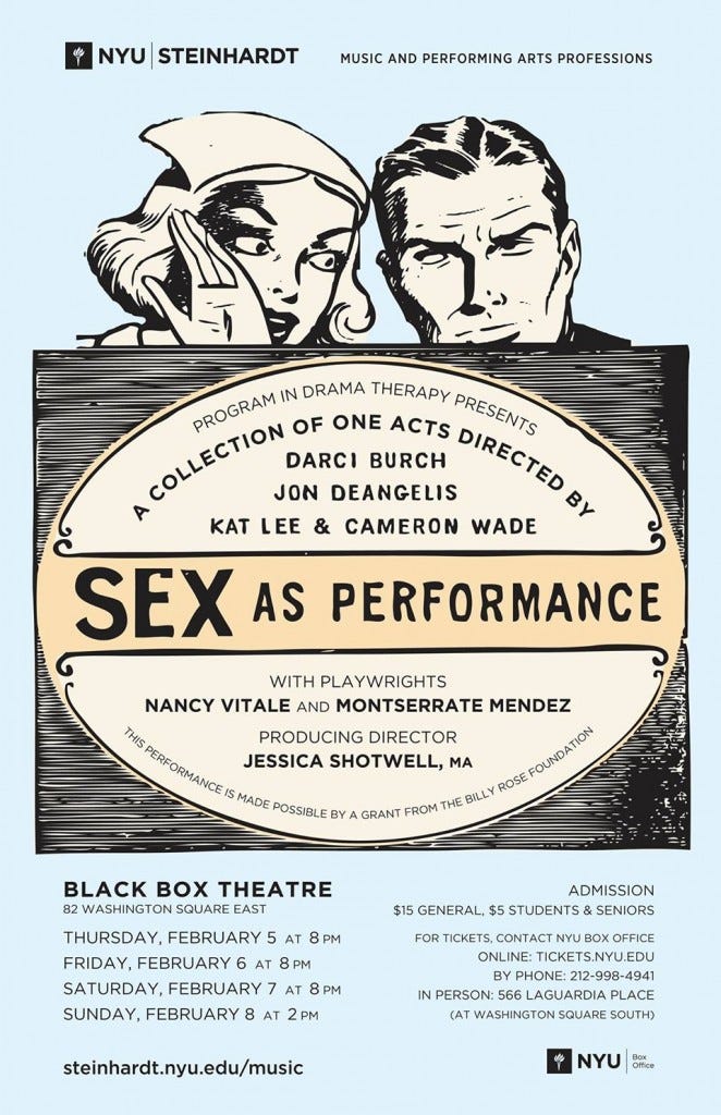Steinhardts Sex As Performance Explores Just That By Cassidy Dawn Graves Nyu Local
