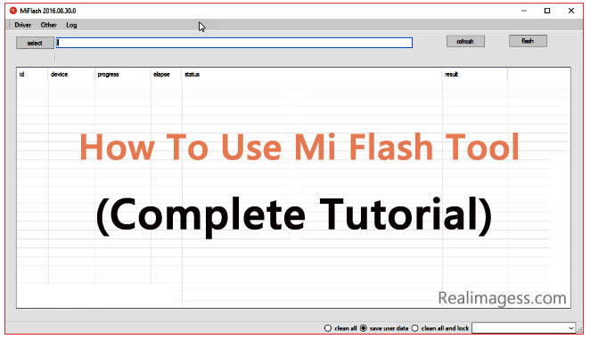 How to use Xiaomi MI Flash Tool. These are the instructions to use ...