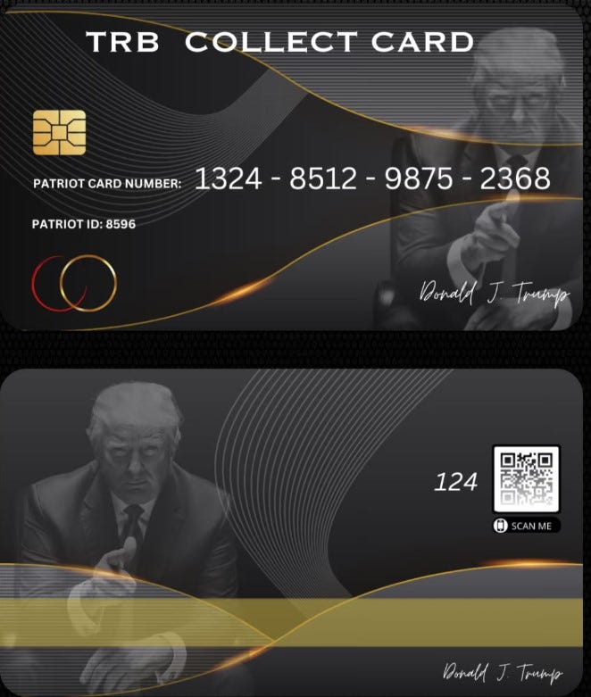 TRB Collect card. AGENDA 47 PRESENTS: America’s Comeback… | by ...